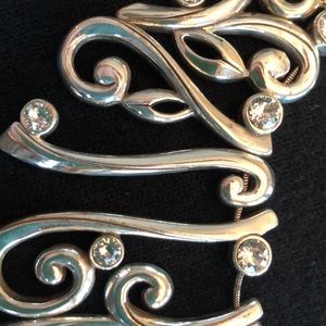 Brighton | Jewelry | Silver Color Brighton Necklace With 8 Inch Chain ...